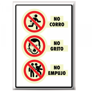 SEÑAL MODELO 091 NO CORRO NO GRITO NO EMPUJO – Grupo Marlo