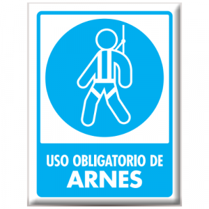 SEÑAL MODELO 112 USO OBLIGATORIO DE ARNÉS – Grupo Marlo
